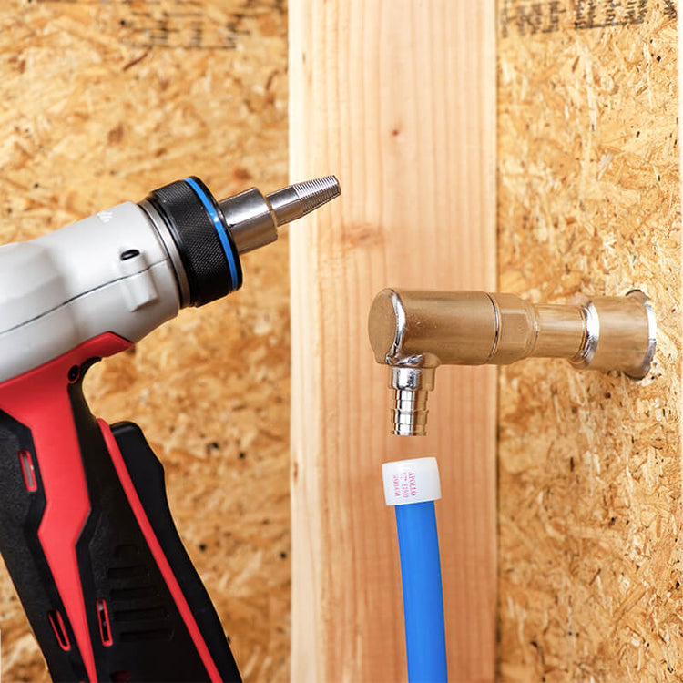 1/2” PEX Crimp 90° Elbow Inlet | Aquor Water Systems