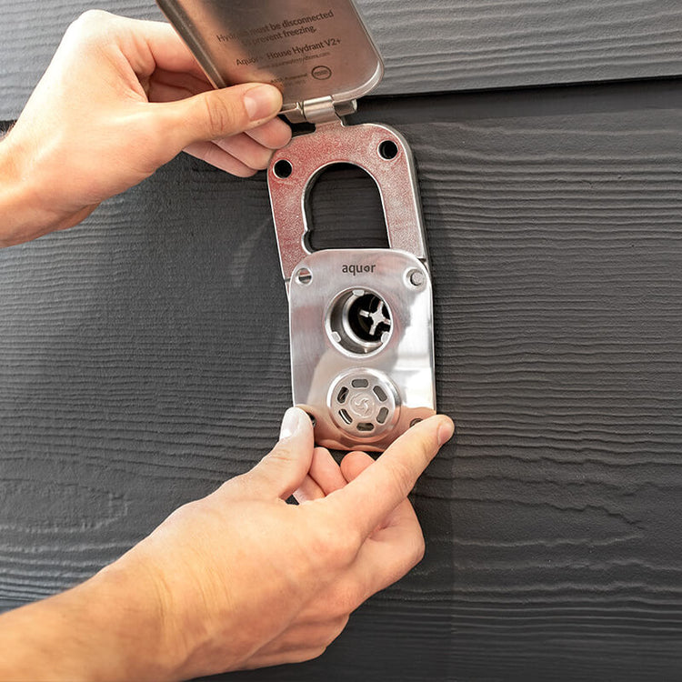 V2+ Brushed Stainless Debris Cover | Aquor Water Systems