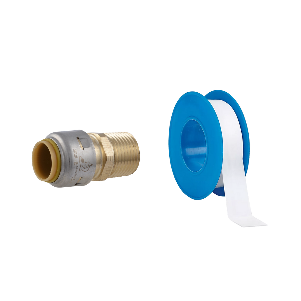 1/2" Sharkbite Max Brass Push-Fit Male Plumbing Adapter | Aquor Water ...